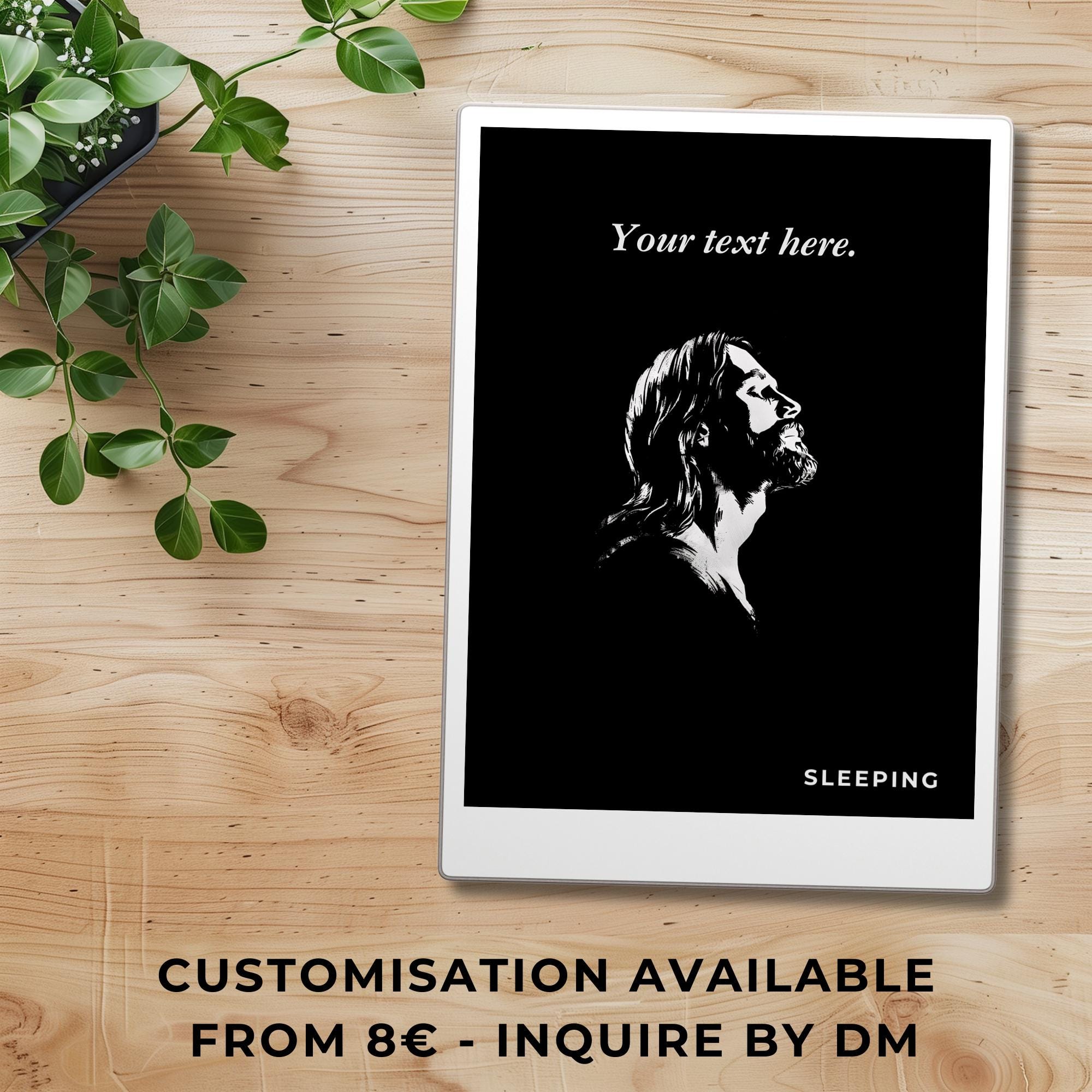 Sleep Screens for Remarkable Paper Pro, RM2, Onyx Boox, E-ink Custom ...