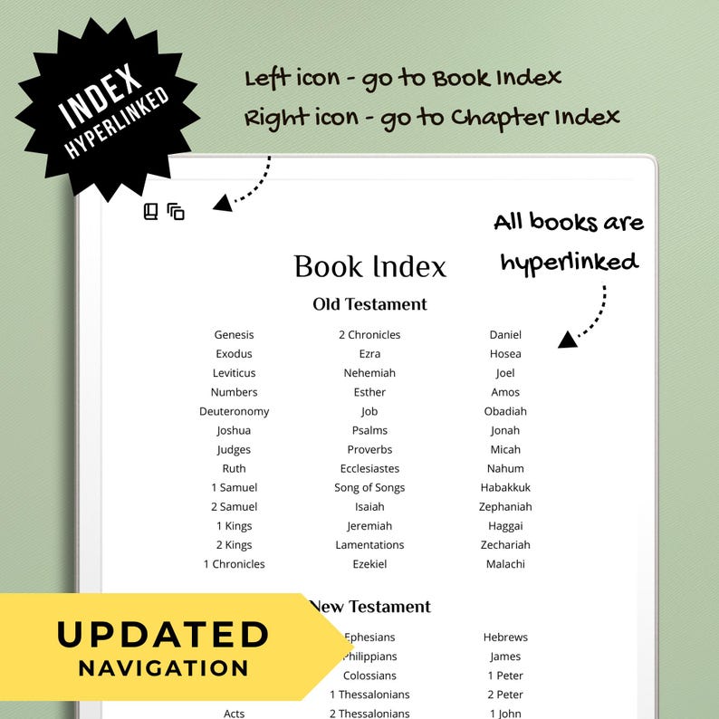 ASV Journaling Bible – Digital PDF Edition – for Remarkable Paper Pro, Rm2, Onyx Boox, E-ink ...