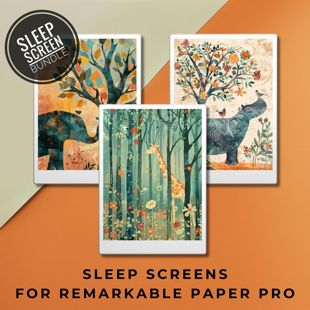 Sleep Screens for Remarkable Paper Pro, Rmpp, Onyx Boox, Bigme, E Ink ...