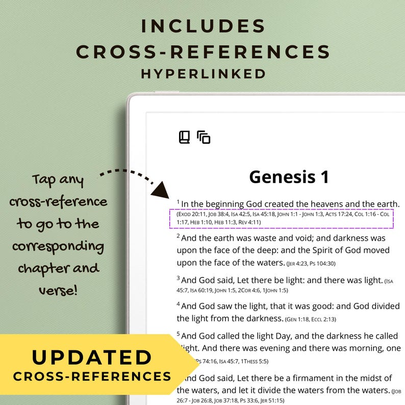 ASV Journaling Bible – Digital PDF Edition – for Remarkable Paper Pro, Rm2, Onyx Boox, E-ink ...