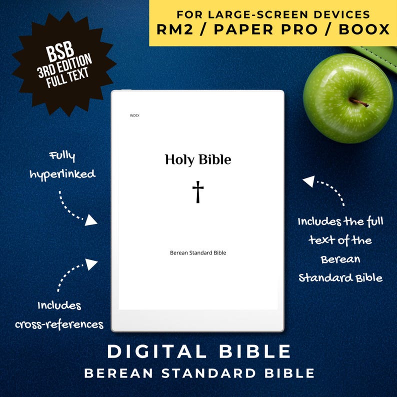 BSB Digital Bible – PDF Edition Journaling Bible – for Remarkable 2 ...