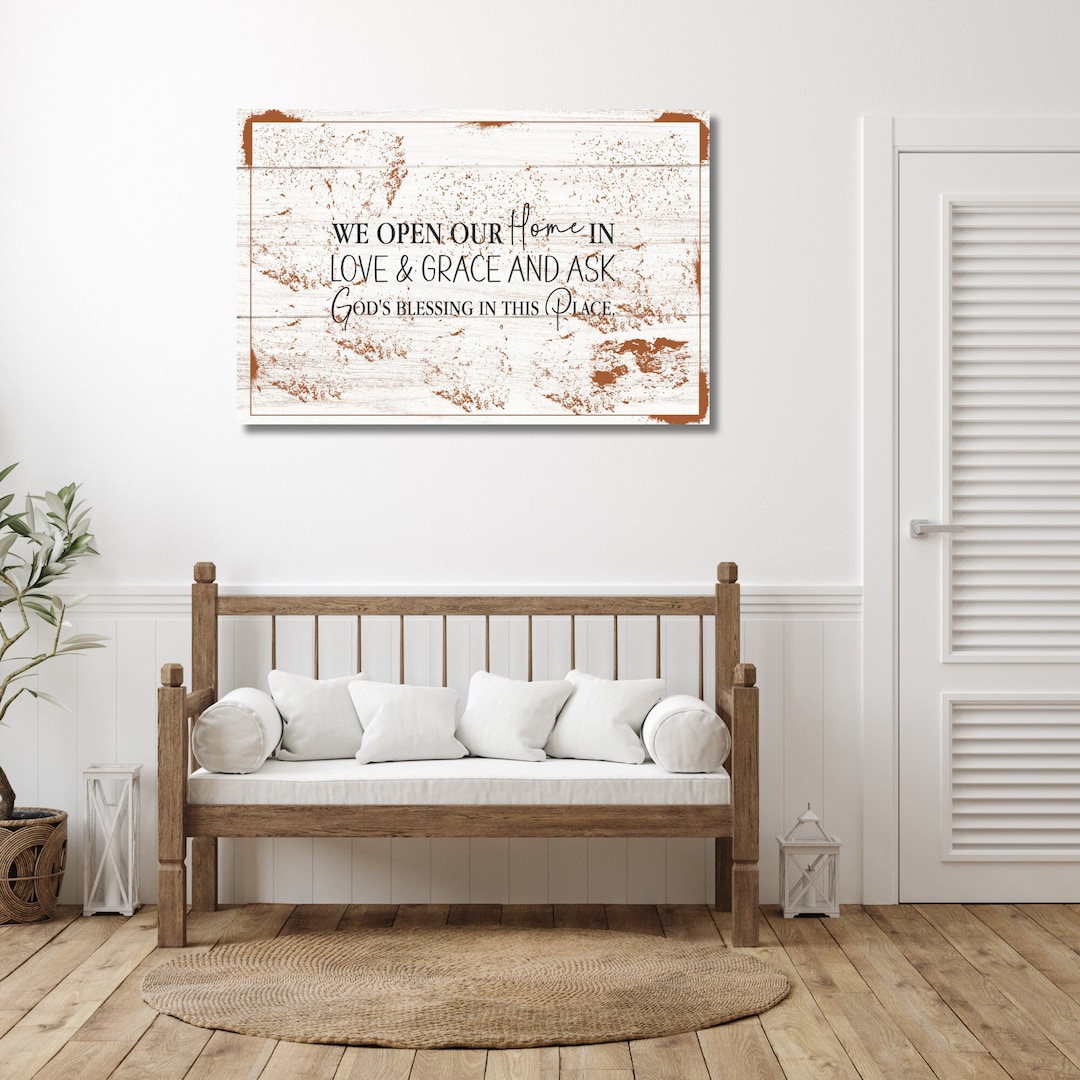 Christian Sign, Rustic Decor Primitive Country Cottage, Primitive Decor ...