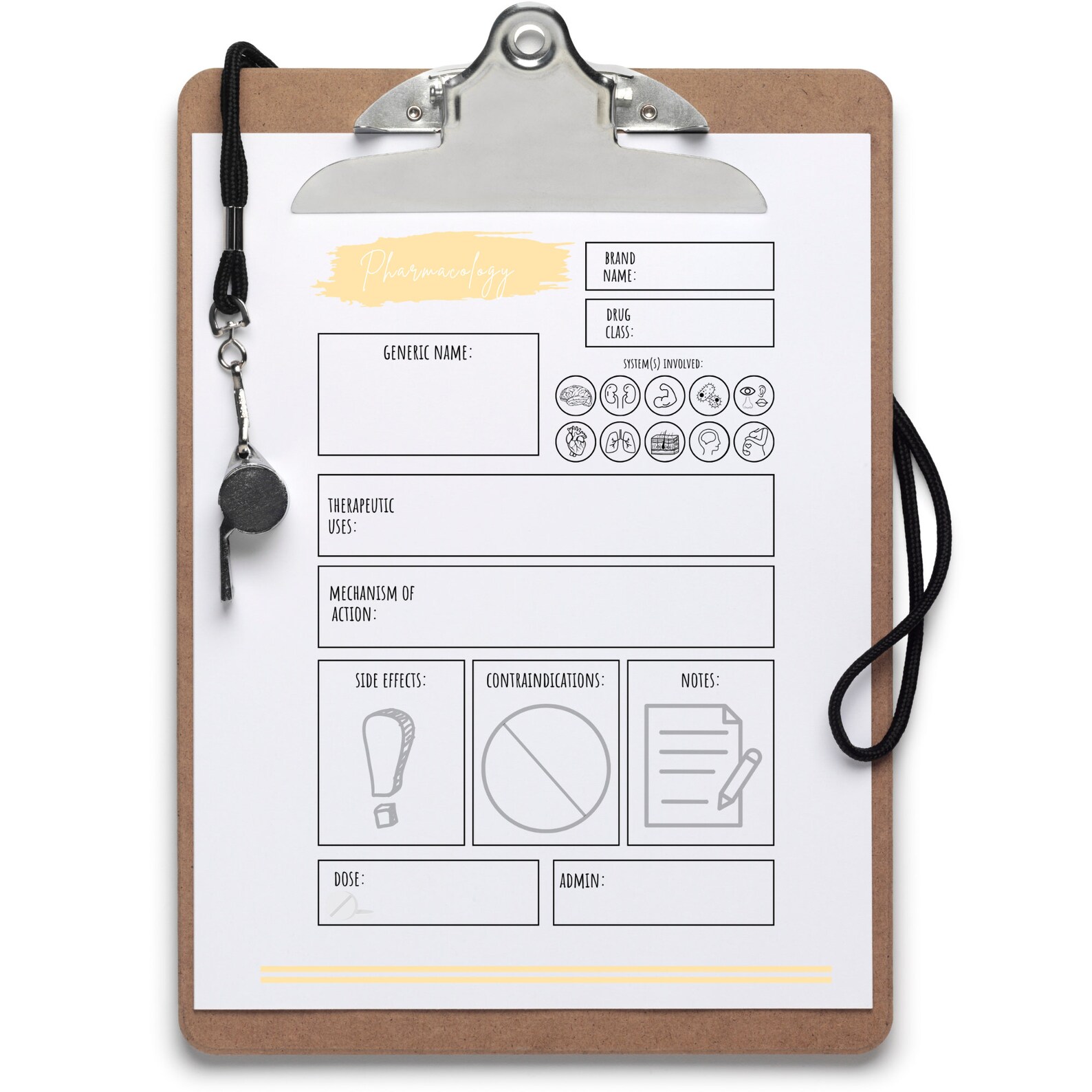Pharmacology Cheat Sheet Pharmacology Study Guide Nursing Student Study ...