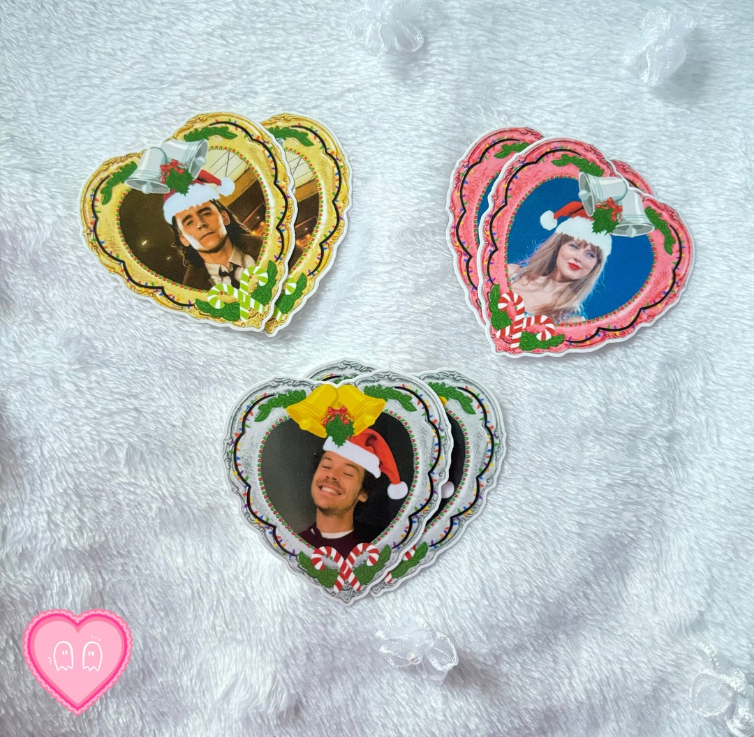 Christmas Heart Frame Stickers Loki HS TS - Etsy