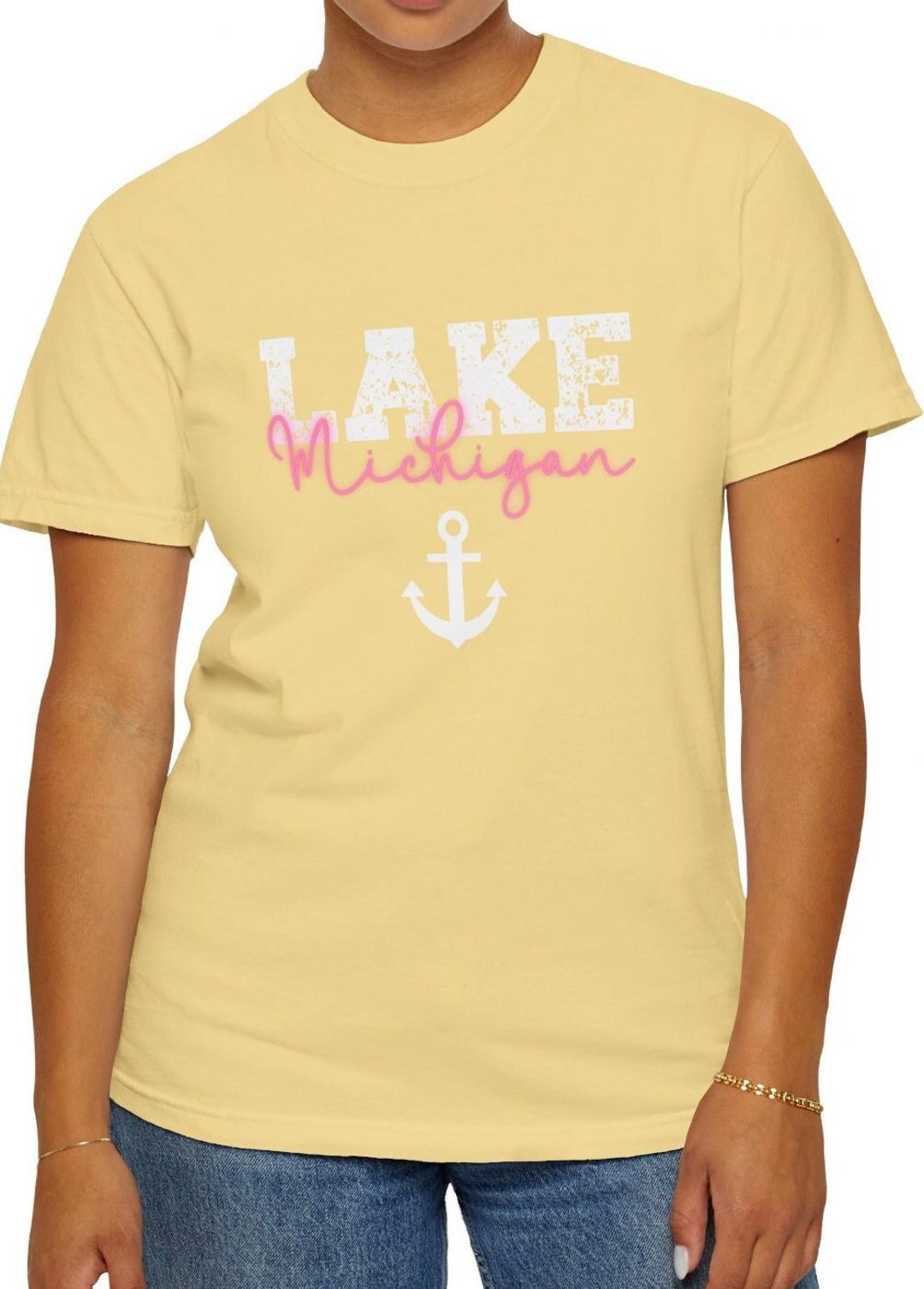 Comfort Colors Unisex Garment-dyed Lake Michigan Travel Vacation ...