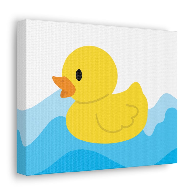 Rubber Ducky Wall Art Canvas - Etsy