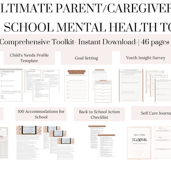 Mental Health Toolkit - Etsy