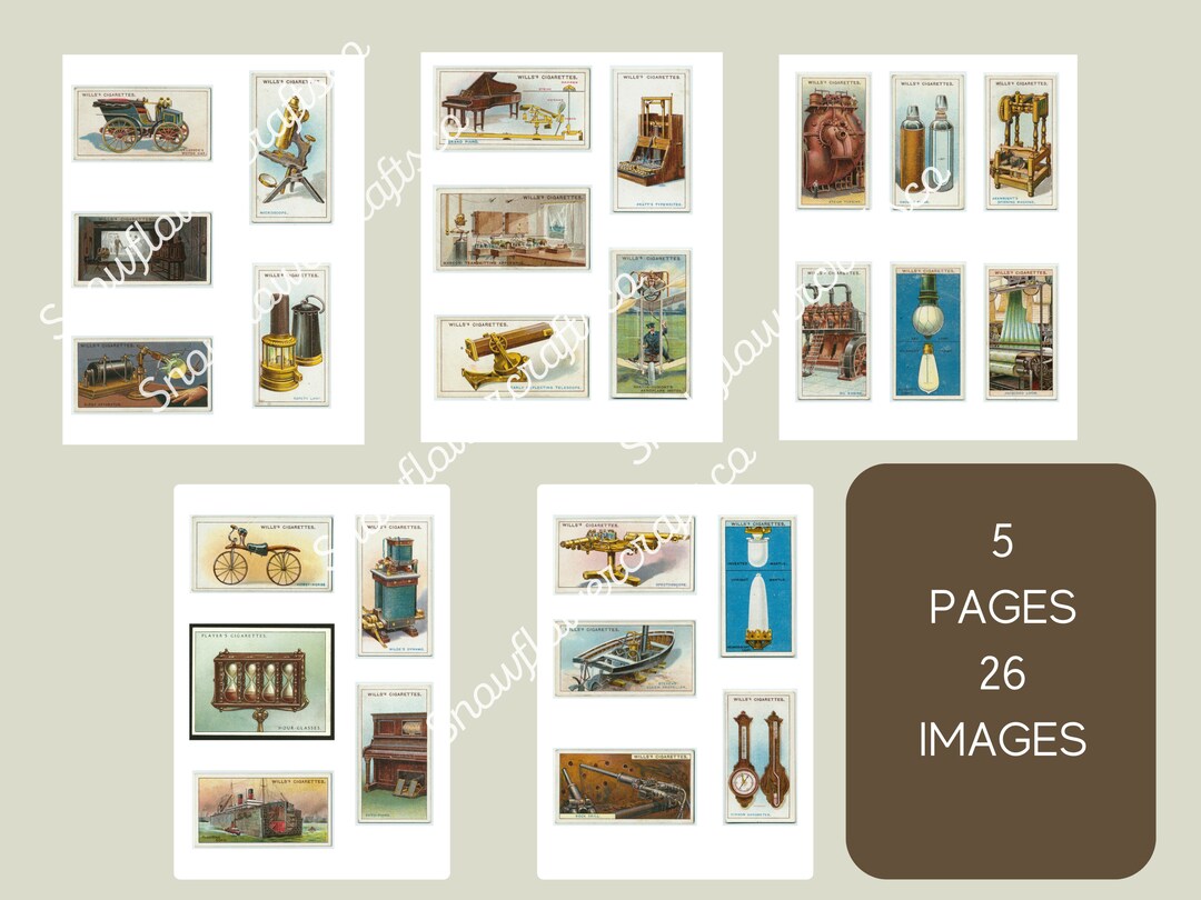 Inventions Bundle, Printable Digital Download , Printable Images for ...