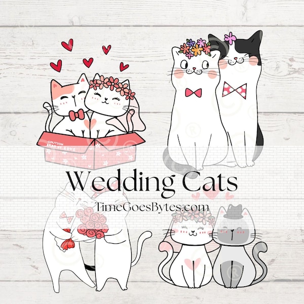 Cat Wedding - Etsy