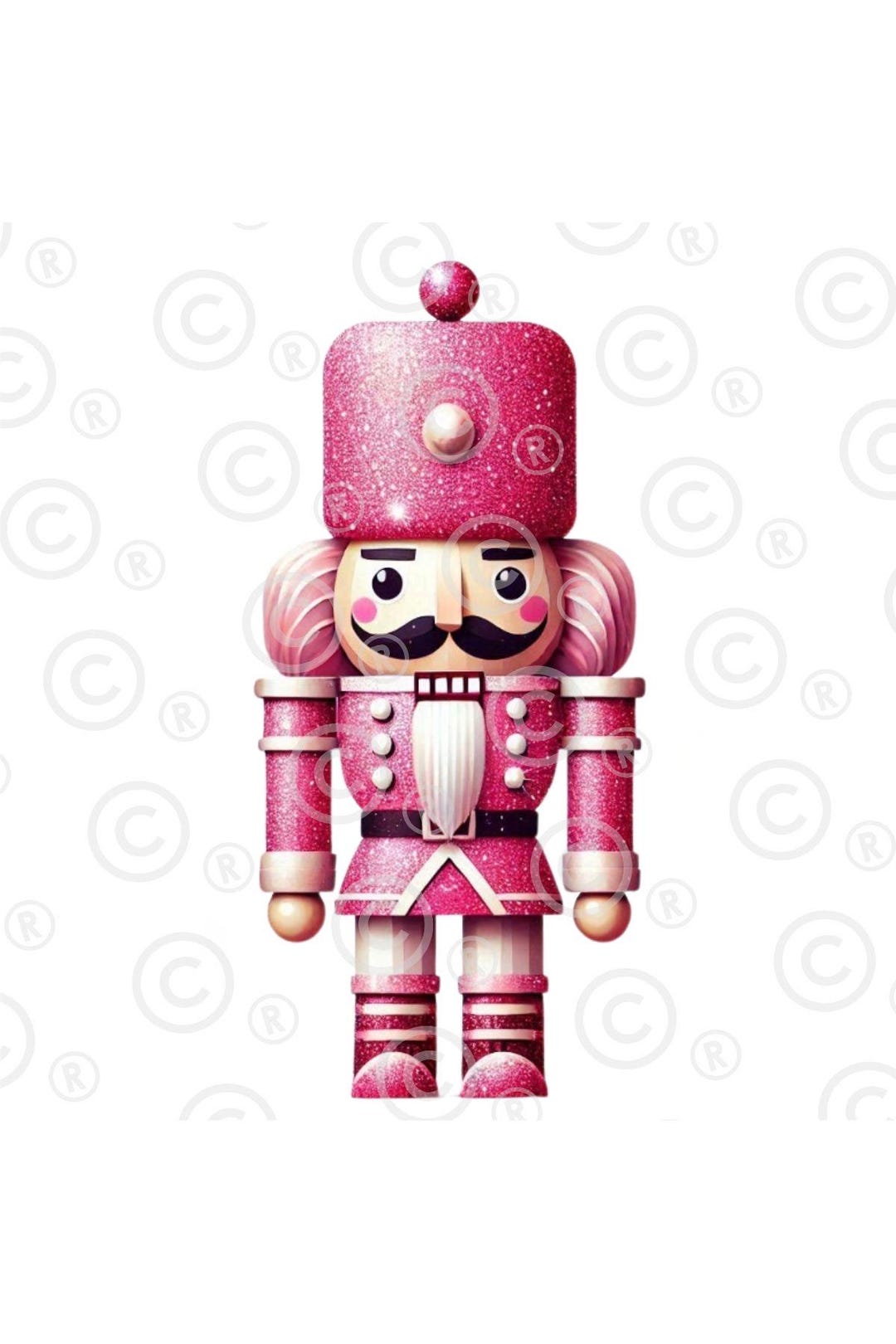 Glitter Pink Nutcracker PNG | Pink Christmas Png | Pink Nutcrackers PNG ...