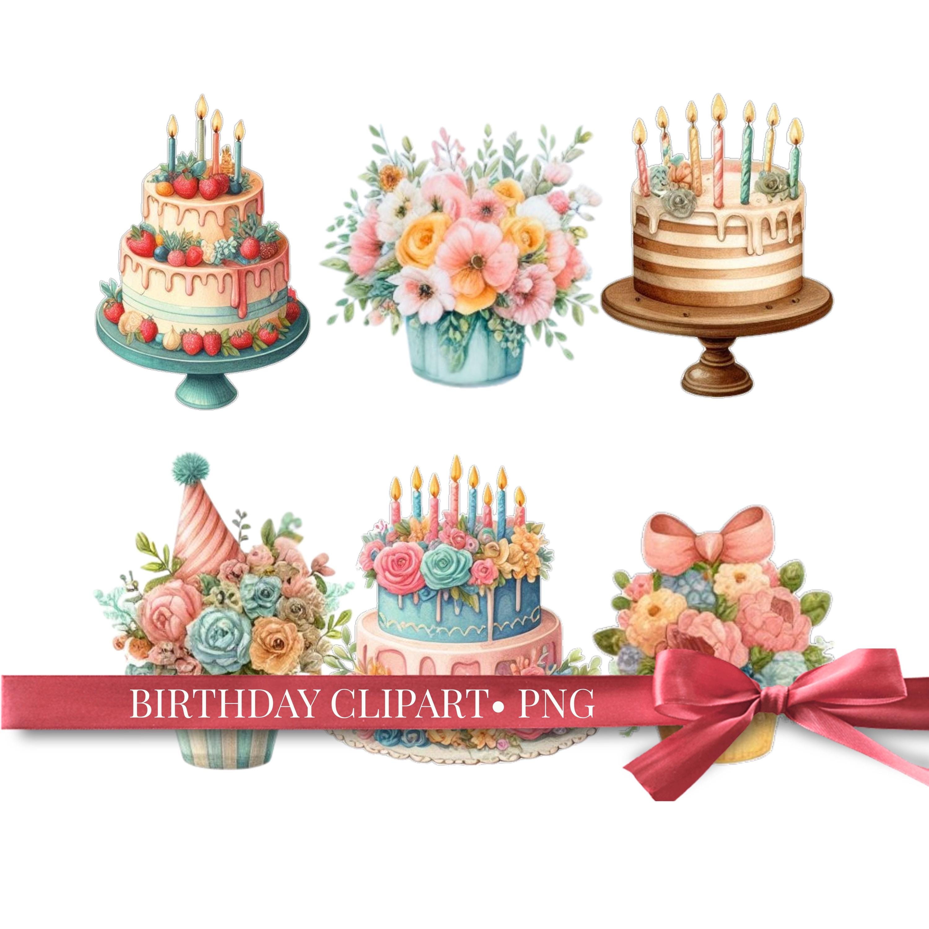 Birthday PNG Clipart, Happy Birthday Clipart, Birthday Png Bundle ...