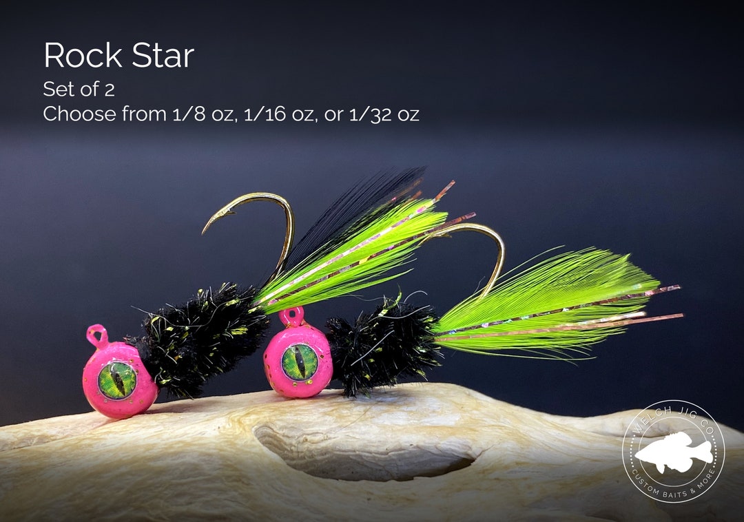 Rock Star Crappie Jigs - Etsy