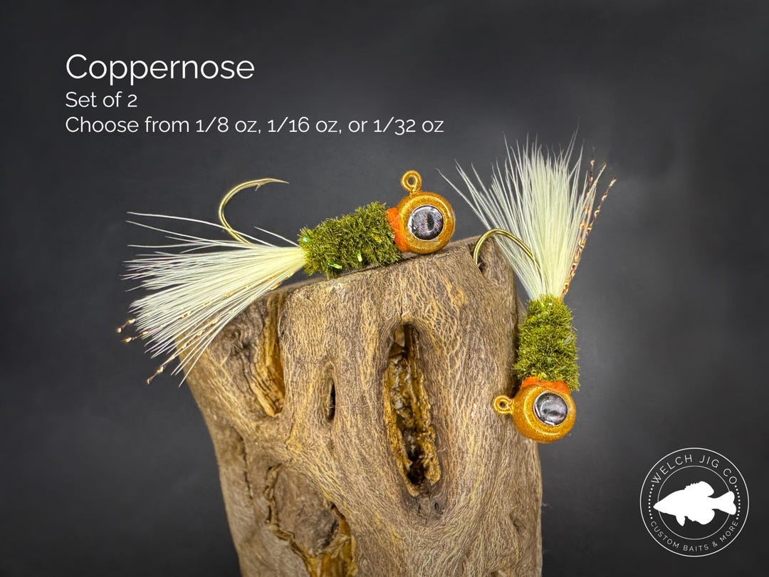 Crappie Jigs: Coppernose - Etsy
