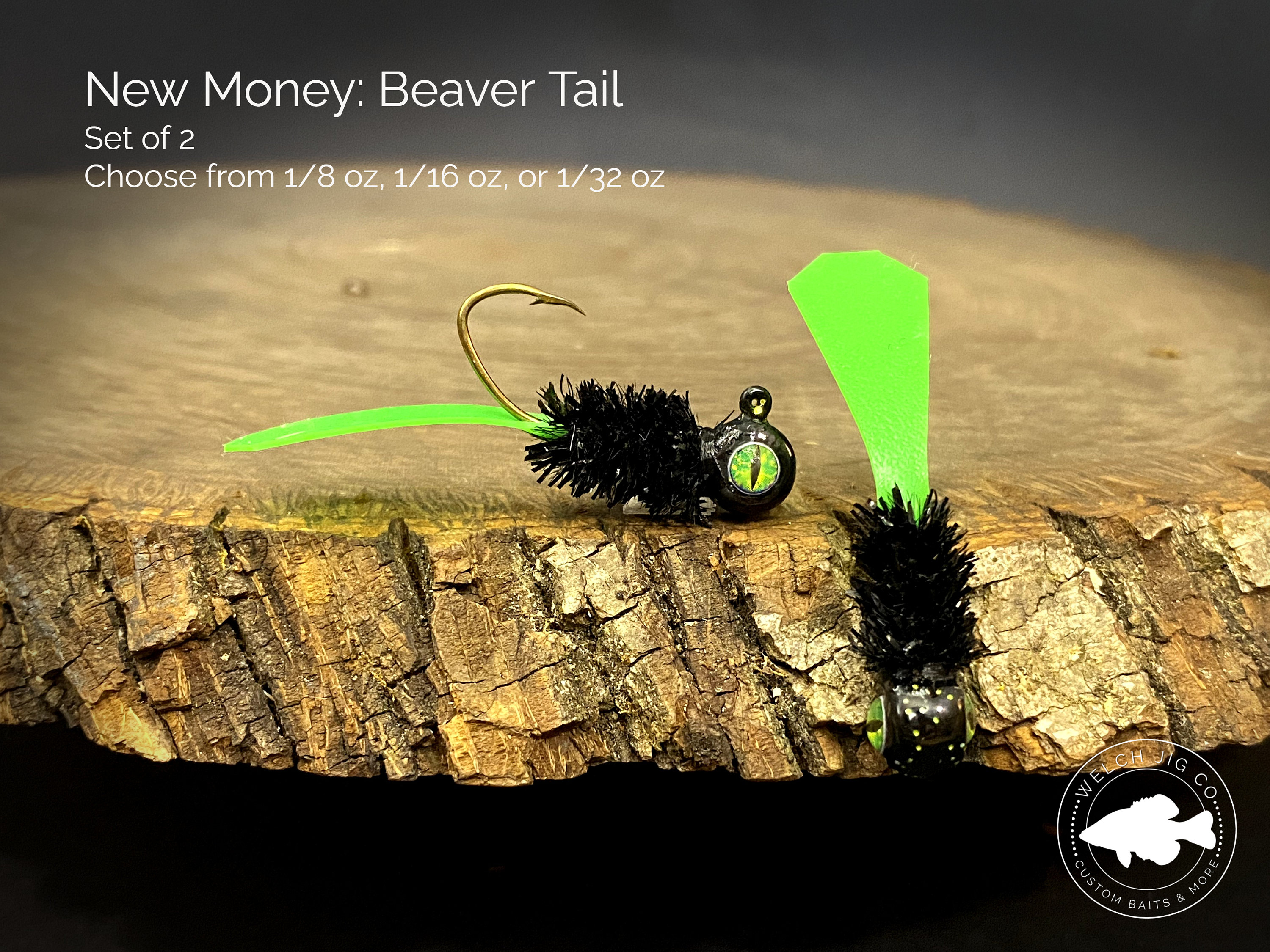 Beaver Tail: New Money Crappie Jigs - Etsy