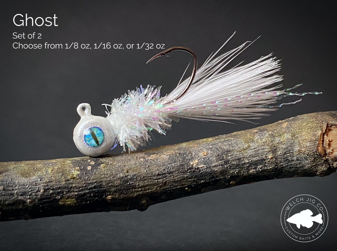 Crappie Jigs: Ghost - Etsy