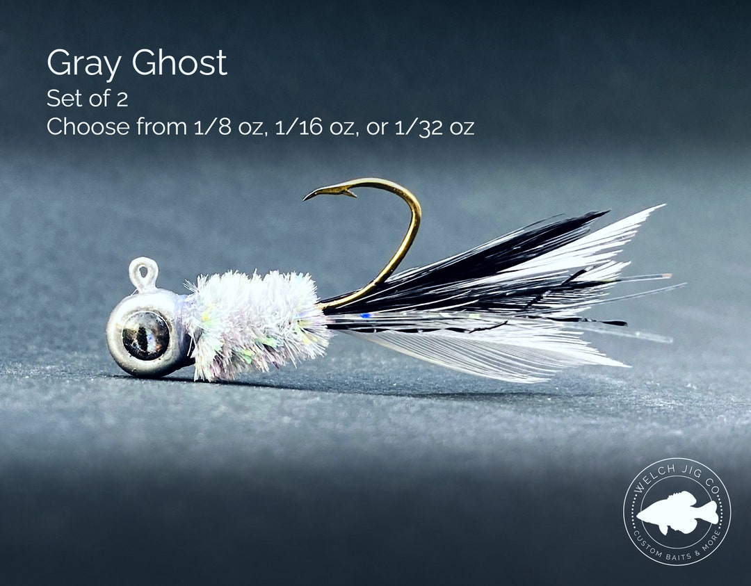 Crappie Jigs: Gray Ghost - Etsy