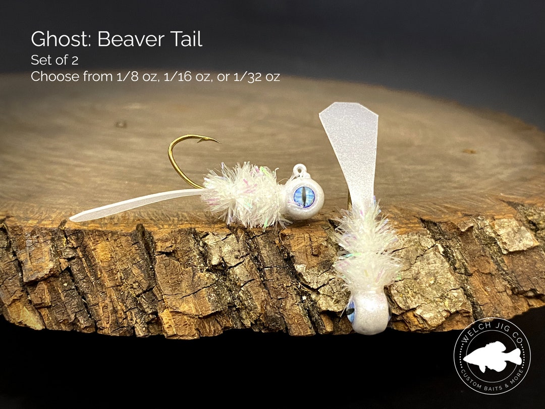 Beaver Tail: Ghost Crappie Jigs - Etsy