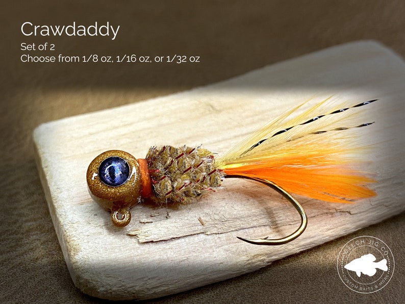 Crappie Jigs: Crawdaddy - Etsy