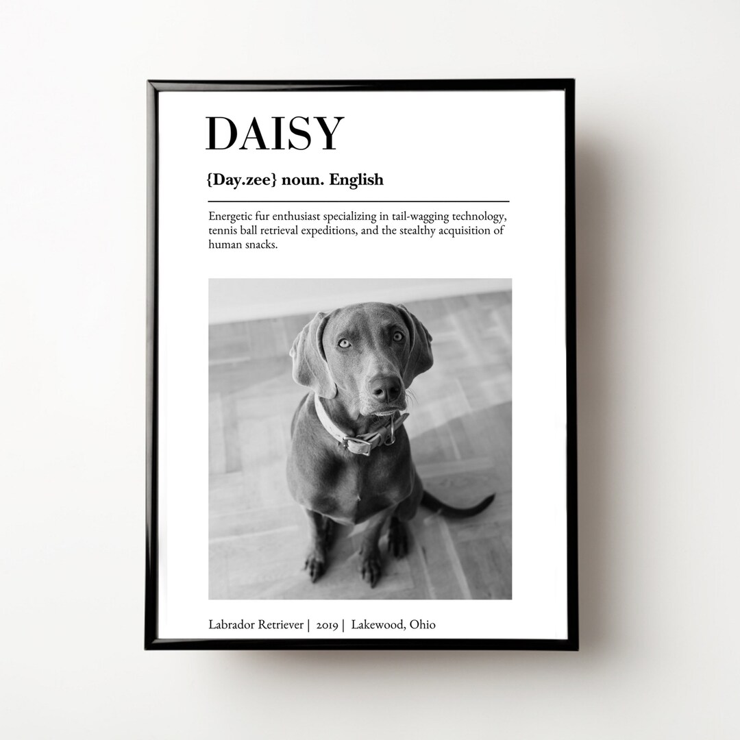 Custom Pet Portrait Definition, Dog Digital Art, Personalized Custom ...