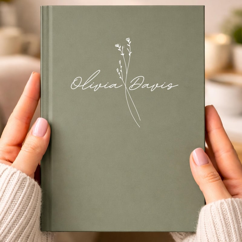 Floral Notebook - Etsy