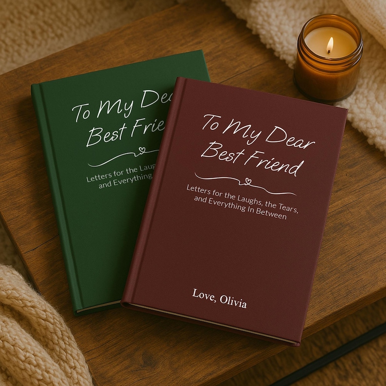 To My Dear Best Friend, Letters to My Best Friend Journal, Custom Name ...