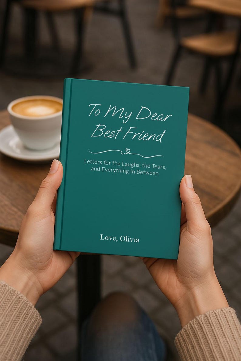 To My Dear Best Friend, Letters to My Best Friend Journal, Custom Name ...