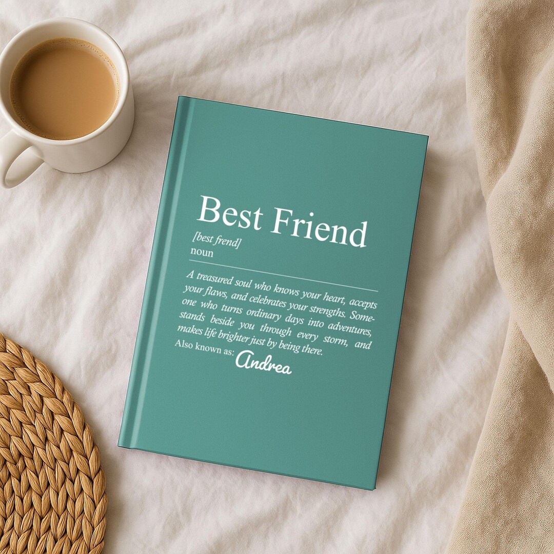 Personalized Best Friend Journal, Custom Friendship Gift, Meaningful ...