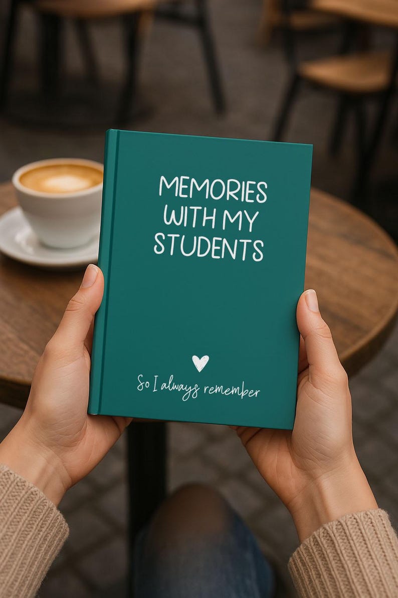 Personalized Teacher Memory Book | Voices From My Classroom Journal ...