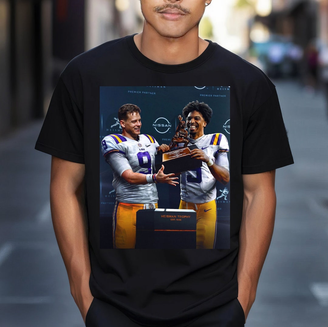 Jayden Daniels Heisman Winner Vintage Shirt LSU Tigers Merch - Etsy UK