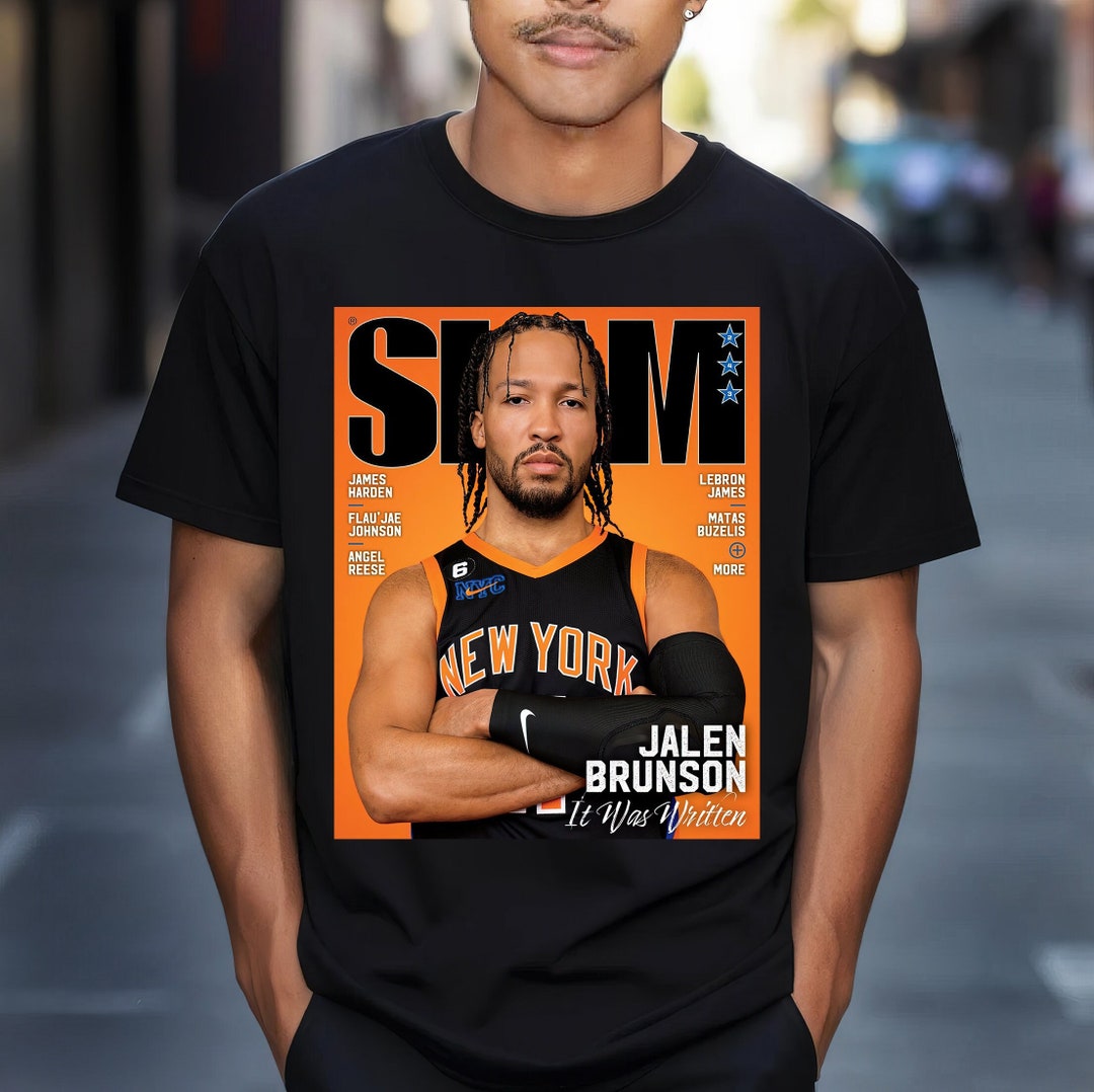 Jalen Brunson SLAM Vintage Shirt 90s New York Knicks Merch Hoodie ...