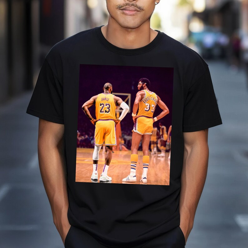 Lebron James Kareem Abdul-jabbar Vintage Shirt 90s Merch - Etsy Australia