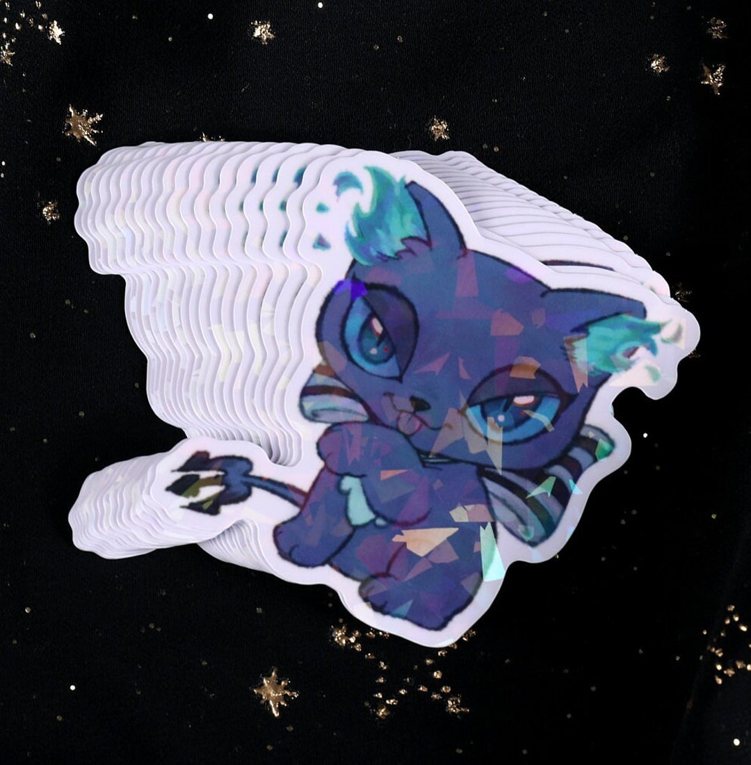 Twst - LPS Grim Sticker Holographic - Etsy
