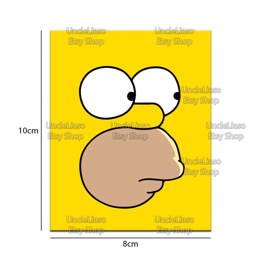 Homer Simpson Magnet 8x10cm Souvenir Photo Poster Bart Marge Lisa ...