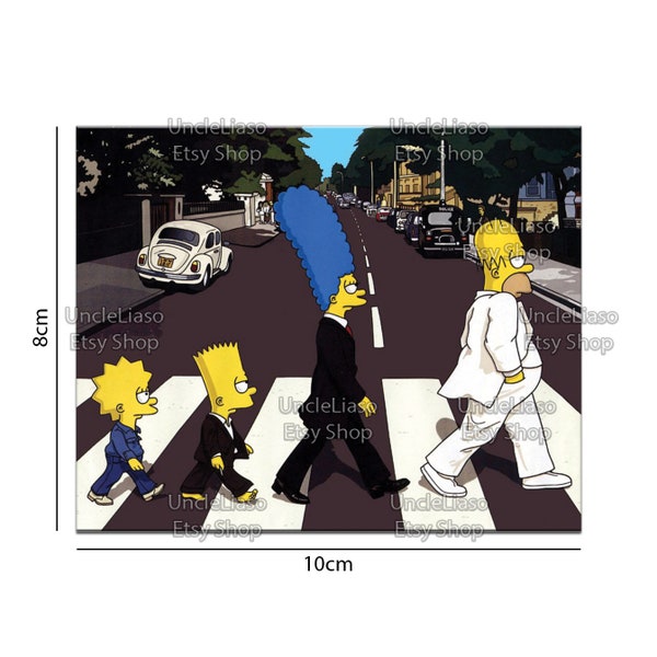 Beatles Cartoon Poster - Etsy