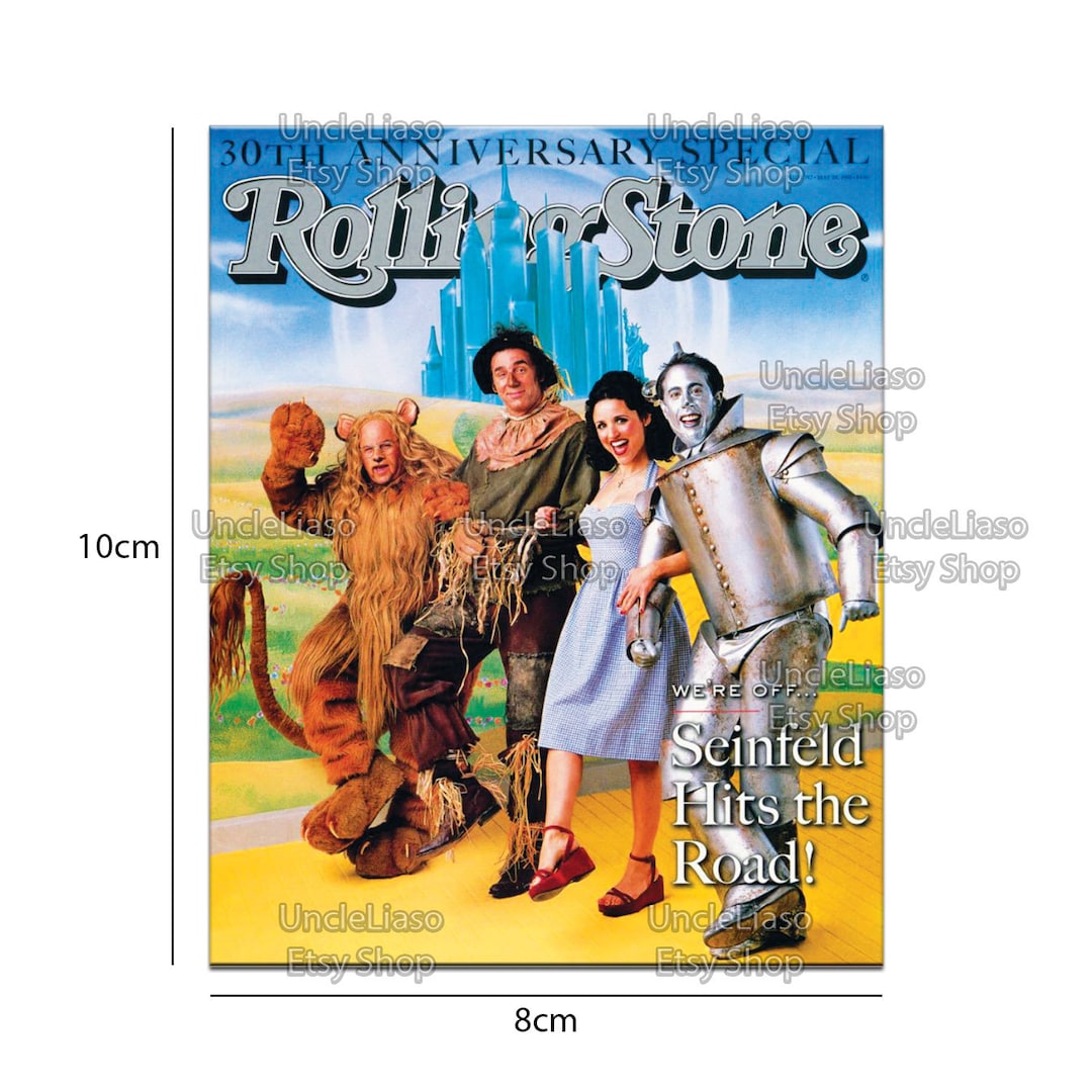 Seinfeld Magnet 8x10cm Souvenir Rolling Stone Magazine Cover - Etsy