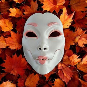 Sharp Teeth Geisha Mask - Etsy