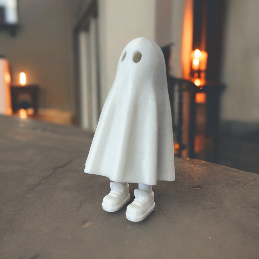 Fidget Ghost 3d Printed Articulated Sensory Toy Spooky Halloween Desk ...