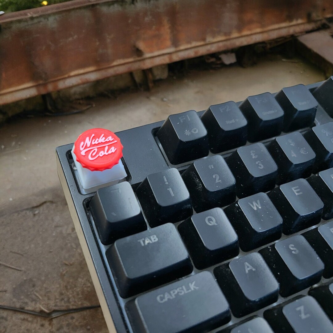 Nuka Cola Keycap Mechanical Keyboard Decoration Easy Fit Novelty 3D ...