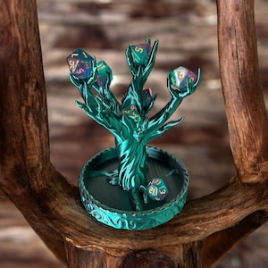 Dice Tree 3D Printed Dice Guardian D&D Tabletop RPG Dice Storage ...