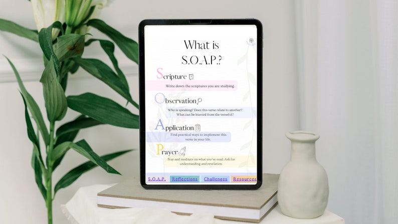 SOAP Box Digital Bible Study Notebook - Etsy