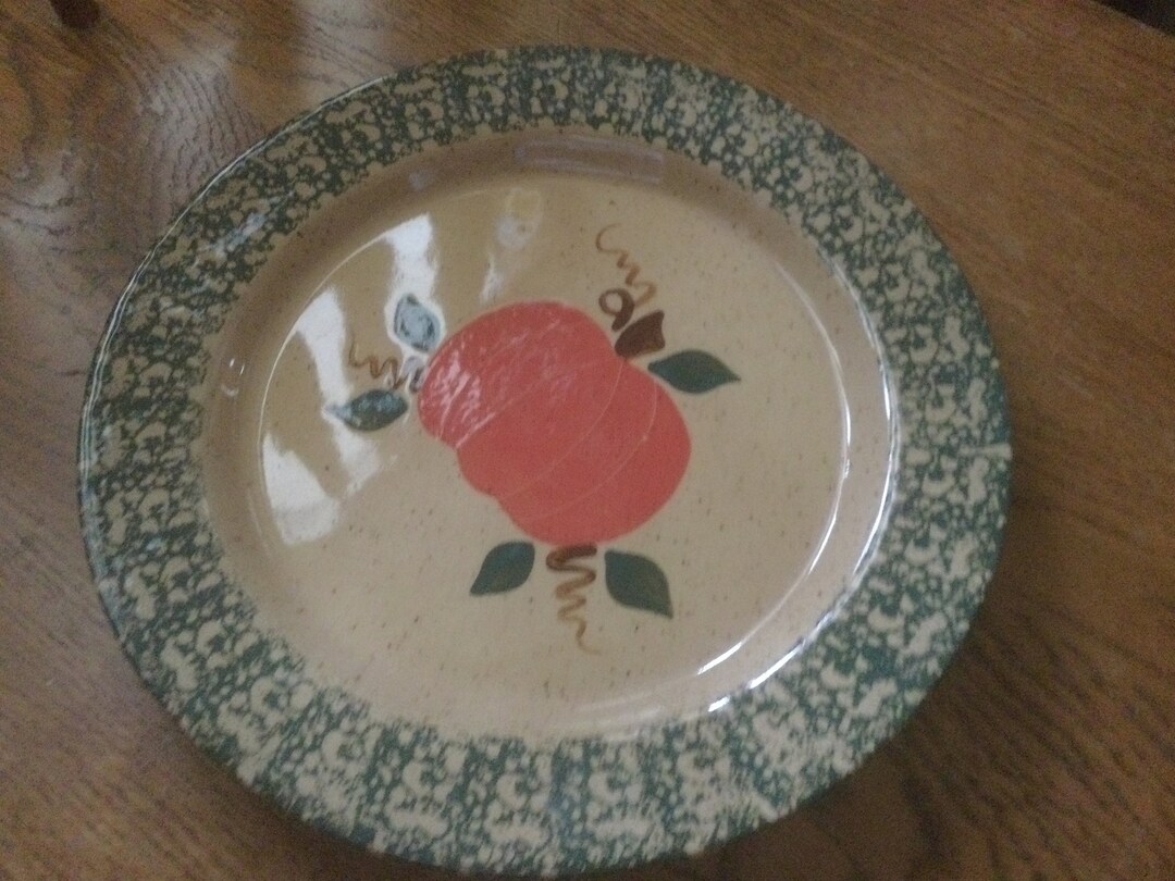 Three Rivers Pottery 1997 Pumpkin Plate 9 3/8" Width - Etsy