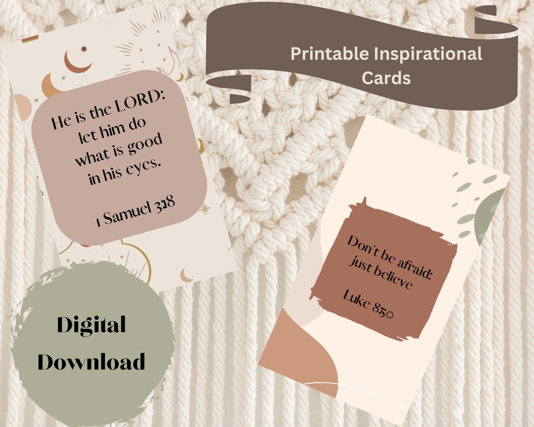 25 Positive Thinking Inspirational Cards, Motivation, Self-empowering ...