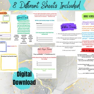 Worship Notes for Kids Printable Sermon for Kids Lesson Children's ...