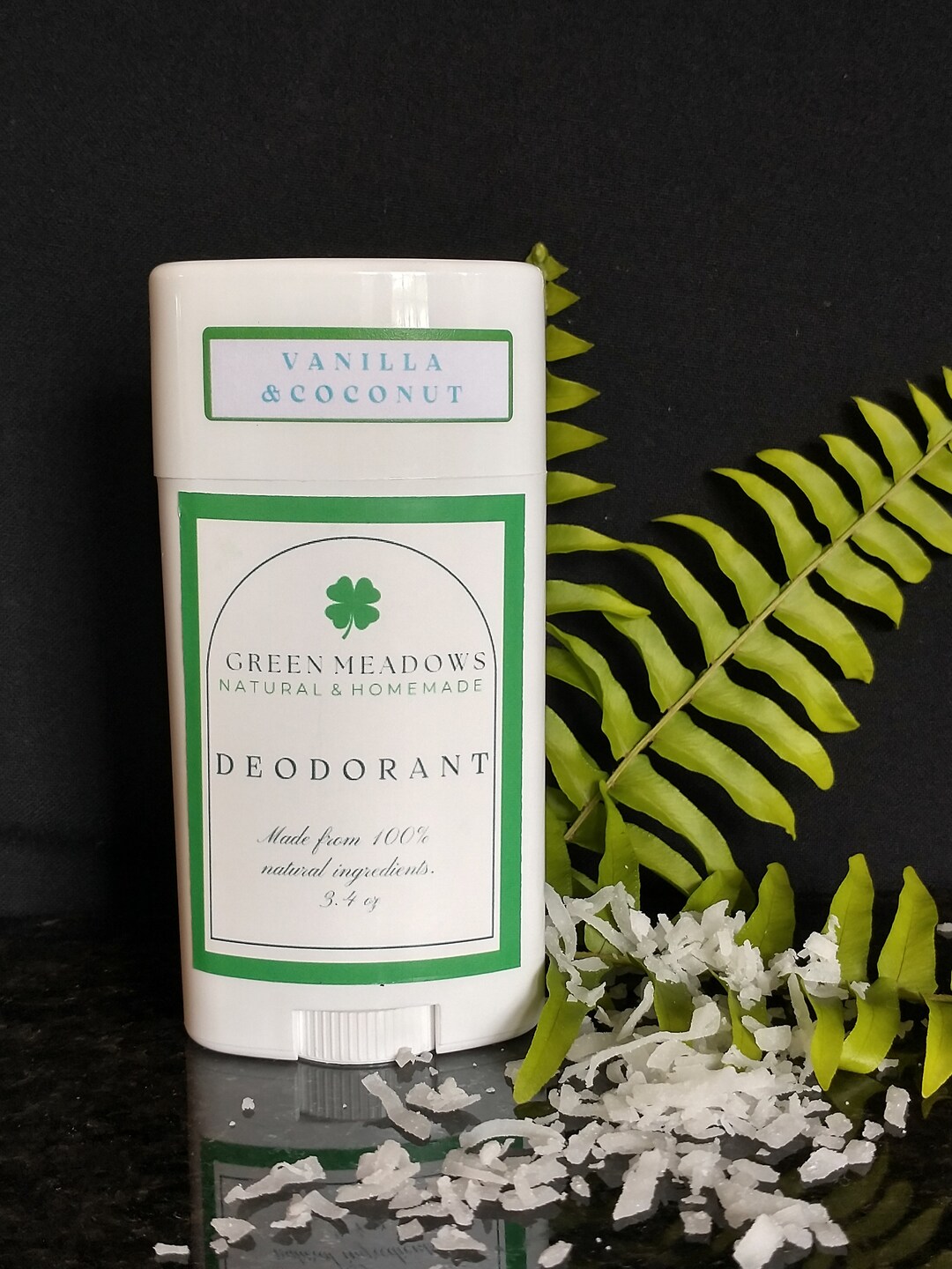Natural Deodorant. Vanilla and Coconut Scent. Very Effective. Aluminum ...