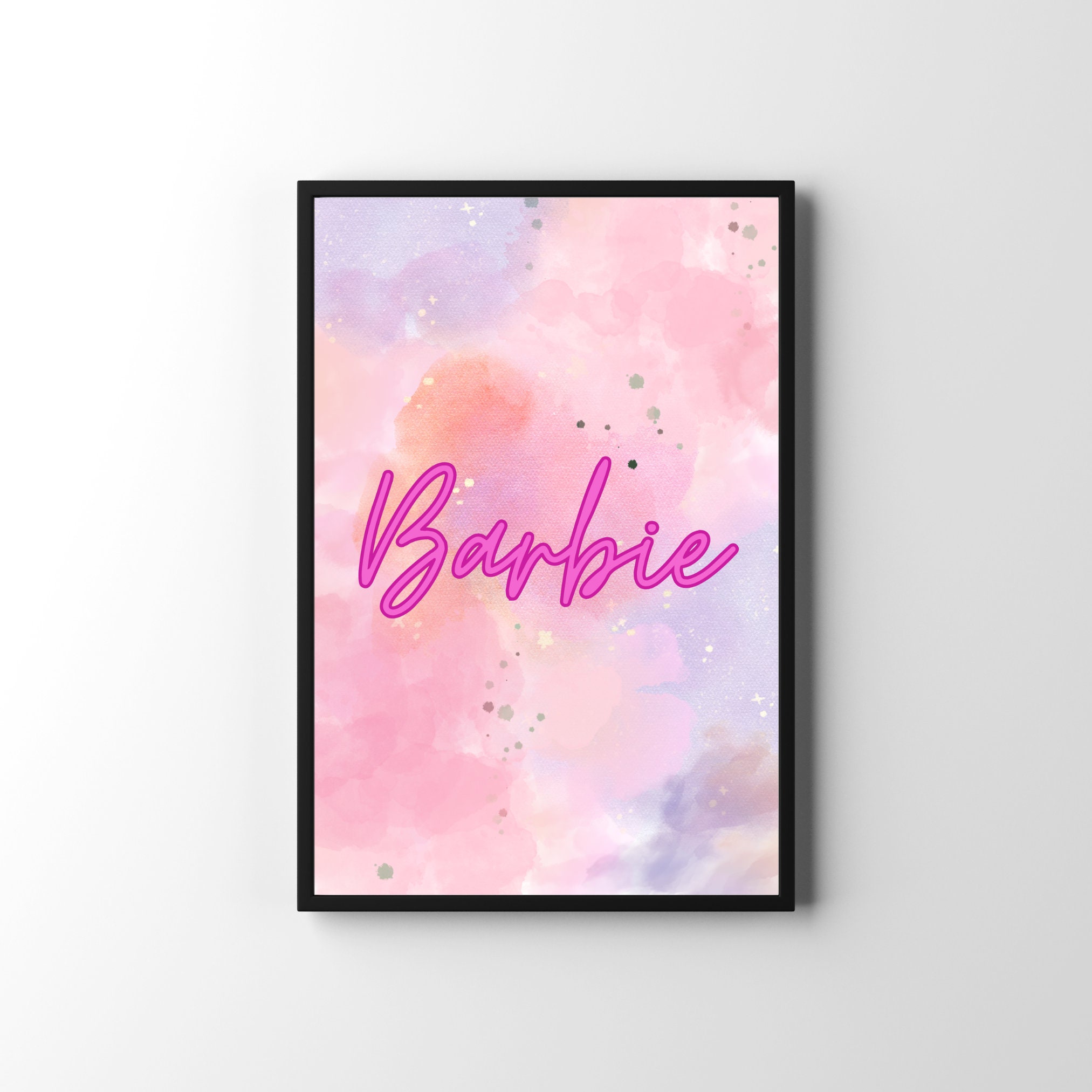Barbie Theme Poster Digital Print / Instant Download. Girls, Barbie ...