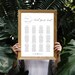 MAJA Printable Seating Chart Poster Template, Black and White ...