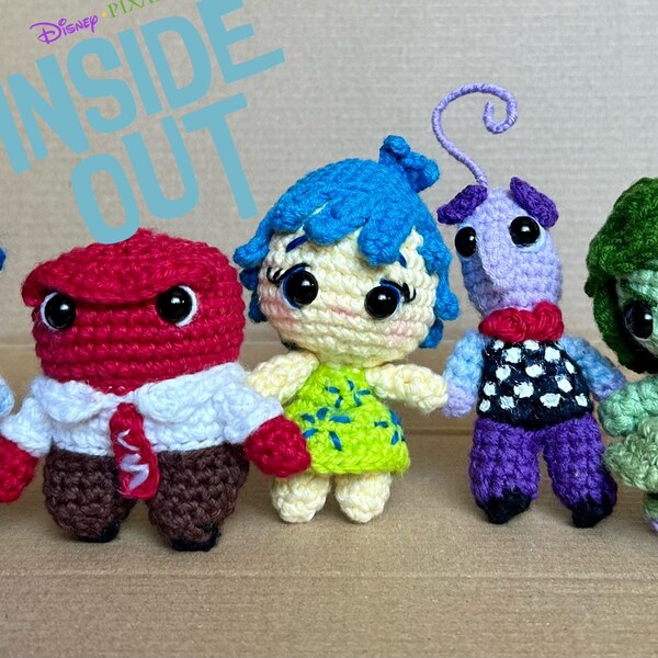 Inside Out 2 Crochet Dolls - Etsy