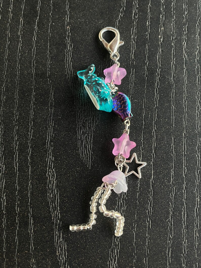 Blue Whale Shark Keychain - Etsy