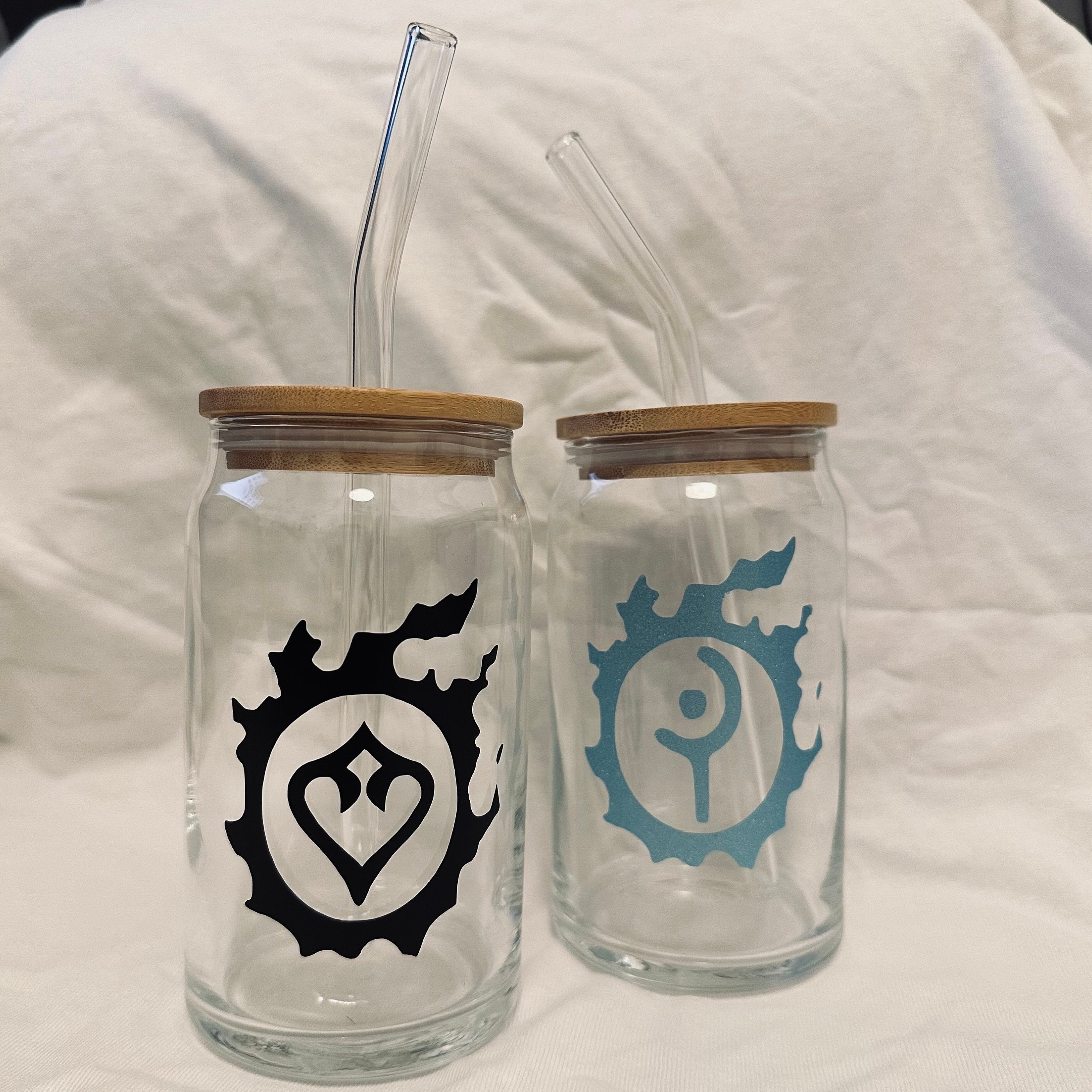 FFXIV Job Stone Symbol Cup With Lid - Tank/healer/dps Roles, Gifts for ...