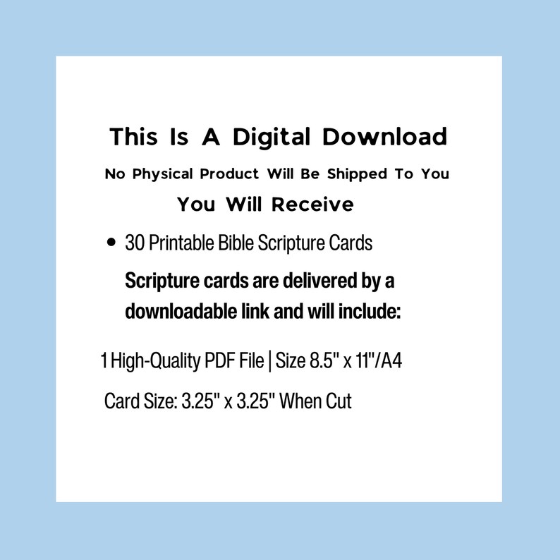 30 Identity in Christ Scripture Cards | Printable Bible Verse Cards ...